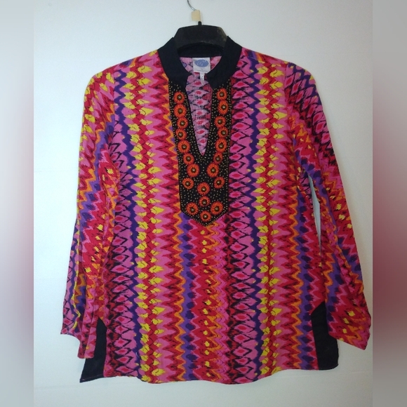 DG2 by Diane Gilman | Tops | Vintage Diane Gilman Linen Tunic | Poshmark